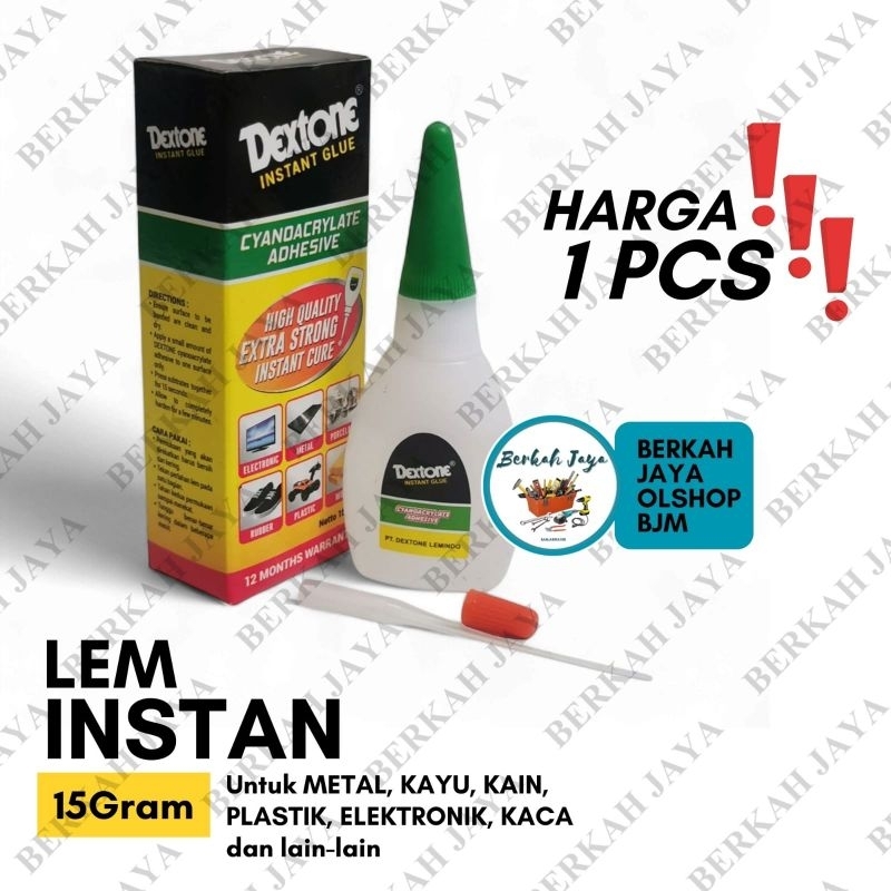 Jual LEM DEXTONE LEM KOREA Cyanoacrylate INSTANT GLUELEM (1 PCS ...