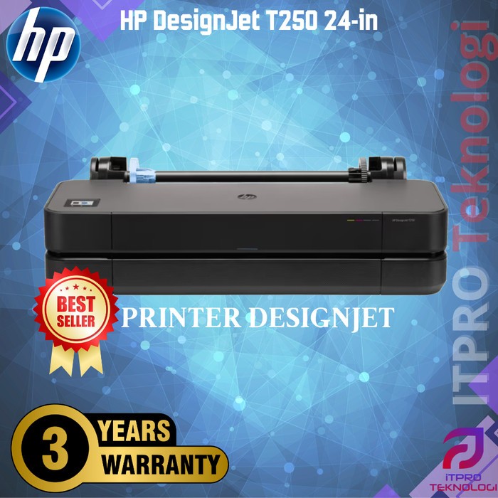 Jual HP DesignJet T250 24 inch Printer (5HB06A) | Shopee Indonesia