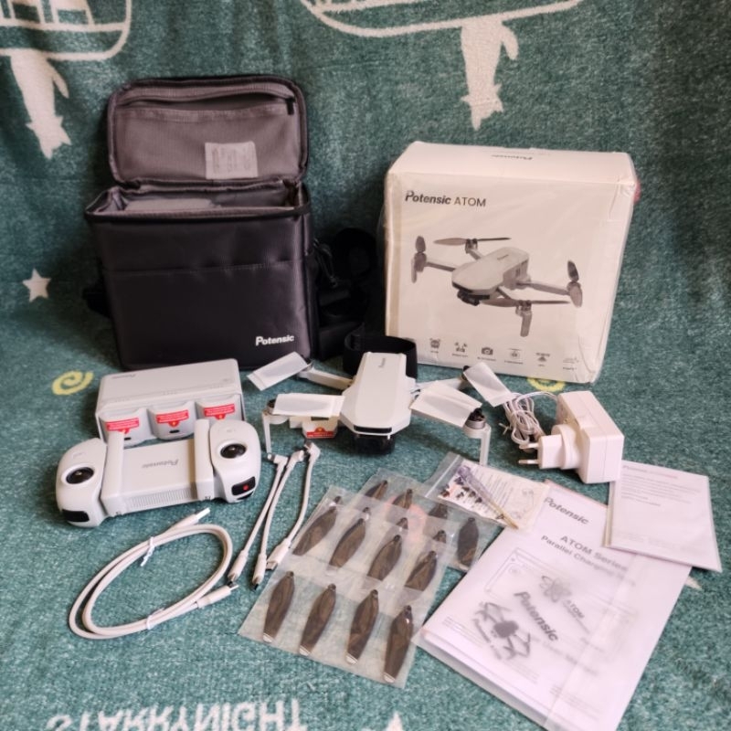 Jual drone potensic atom combo bekas review | Shopee Indonesia