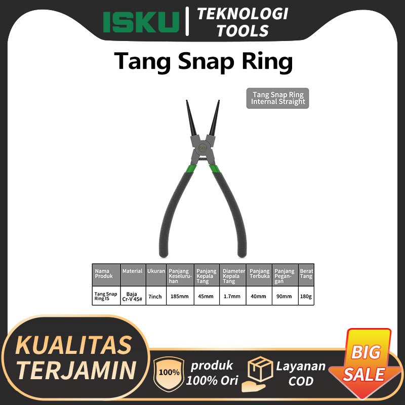 Jual Isku Tang Ring Snap 7 Inch Tang Circlip Tang Snap Ring 7 Inch Tang ...