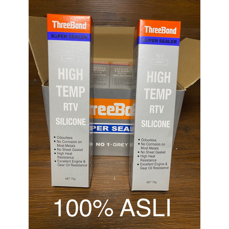 Jual Lem Threebond High Temp RTV Silicone Grey besar 75 gram Original ...