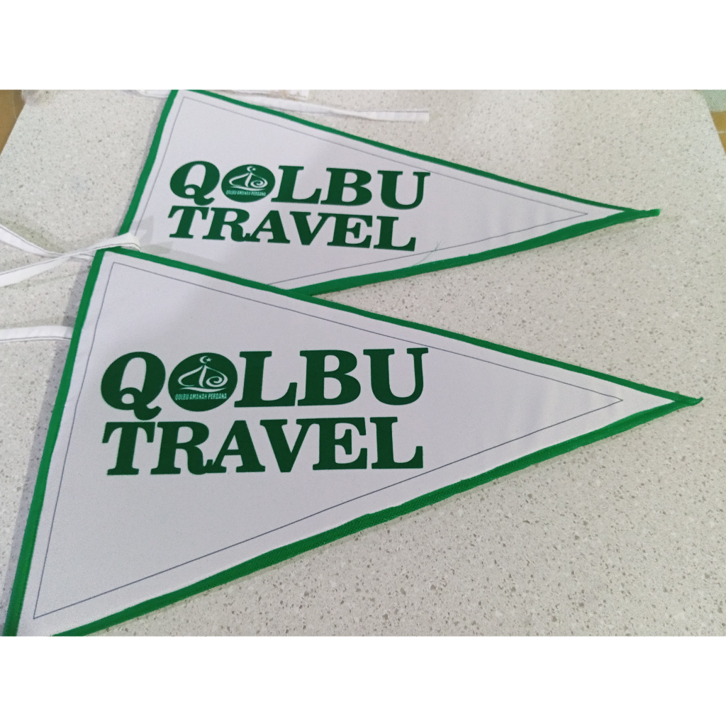 Jual Bendera Travel/Bendera Segitiga Custom/Bendera Tour Custom ...