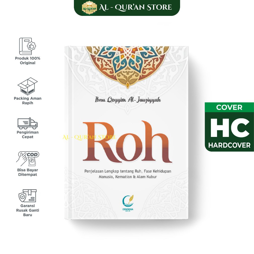 Jual Roh Buku Ar Ruh Penulis Ibnu Qayyim Al-Jauziyah Ori Cendekia ...