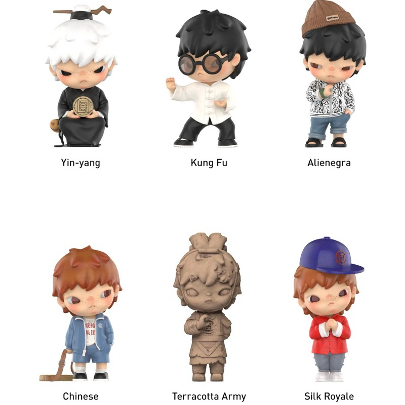 Jual [Ready Selected] Pop Mart Hirono × CLOT Series Figures - Yin Yang Kungfu Alienegra Chinese ...