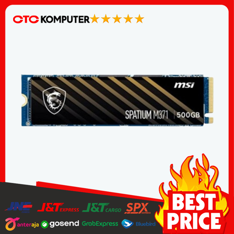 Jual MSI SPATIUM M371 500GB NVMe M.2 | Shopee Indonesia