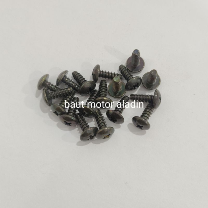 Jual Baut Body Cacing Yamaha Ulir 5x16 Hijau (10 pcs) | Shopee Indonesia