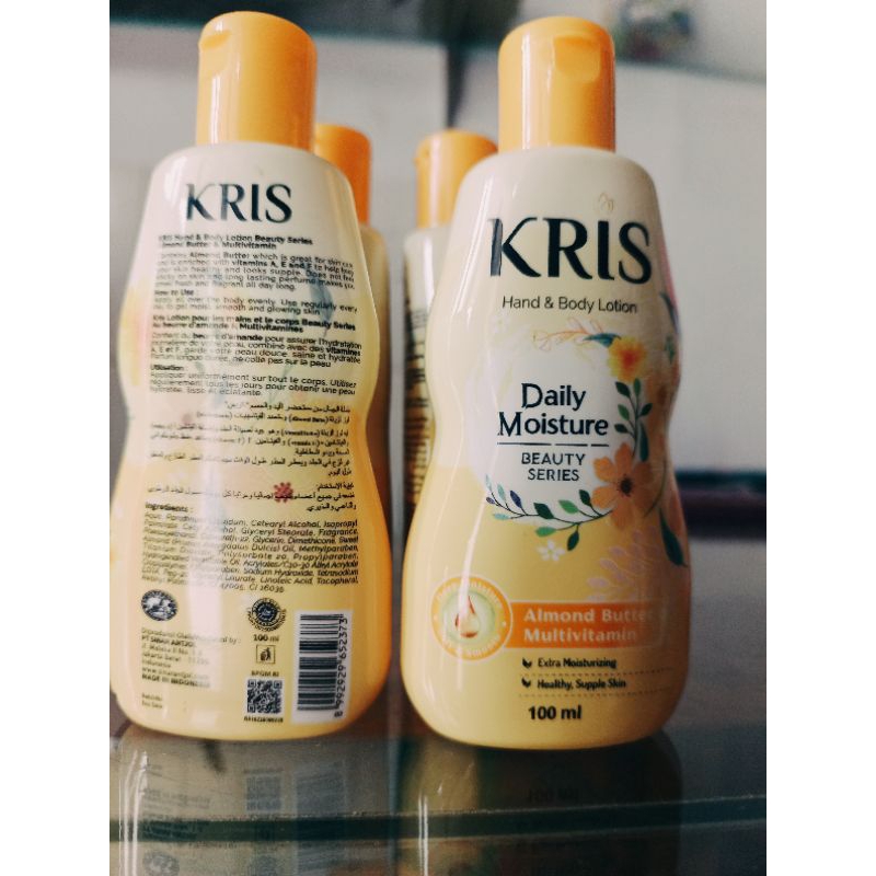 Jual 100 ml - KRIS Daily Moisture KUNING Hand and Body Lotion Plus ...