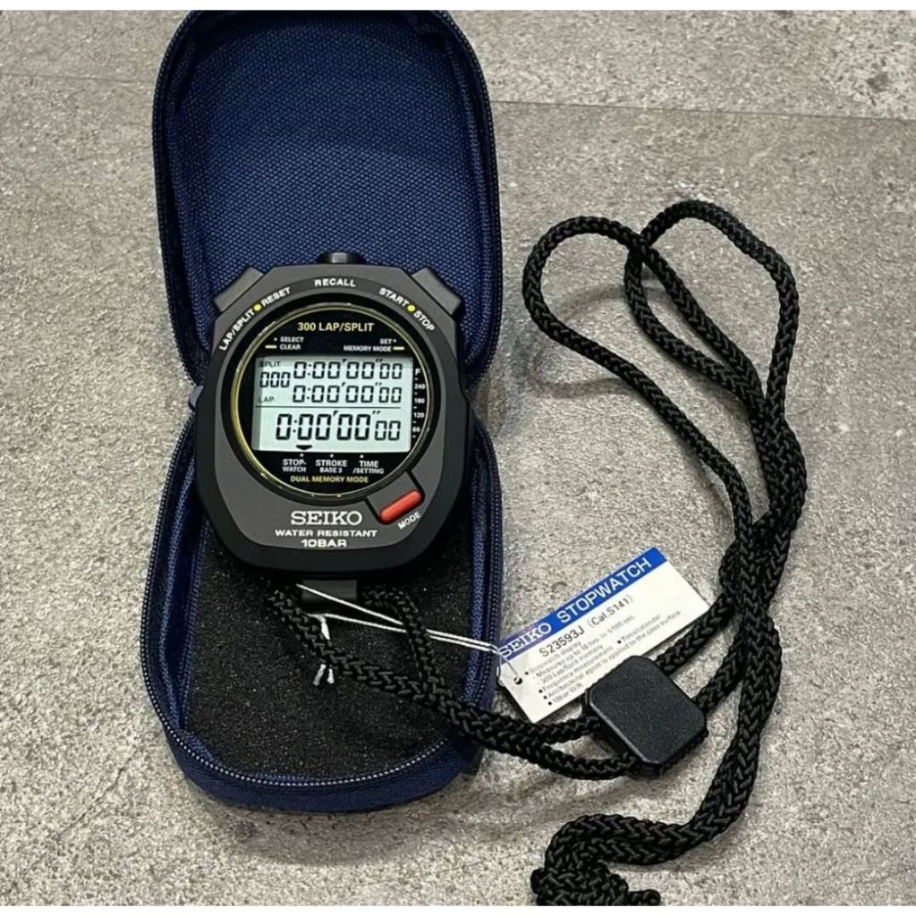 Jual SEIKO STOPWATCH 300 MEMORY S23593J | Shopee Indonesia