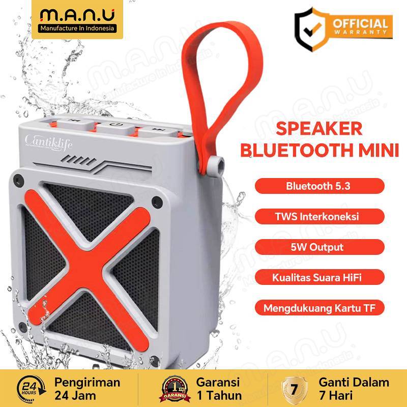 Jual Manu K02 5W Speaker Wireless Gaming Speaker Bluetooth 5.3 Bass ...