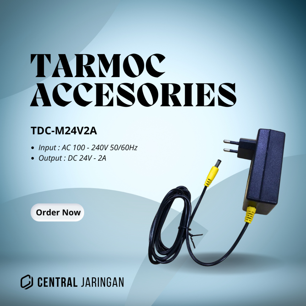 Jual Tarmoc TDC-M24V2A | Switching Adaptor 24V 2A | 24 Volt 2 Ampere Power Supply | Shopee Indonesia