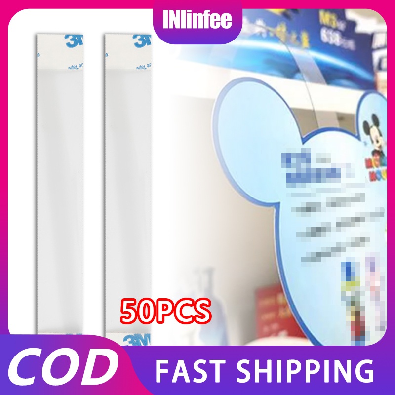 Jual 50Pcs Plastik Mika Display Kartu Promo Label Harga | Shopee Indonesia