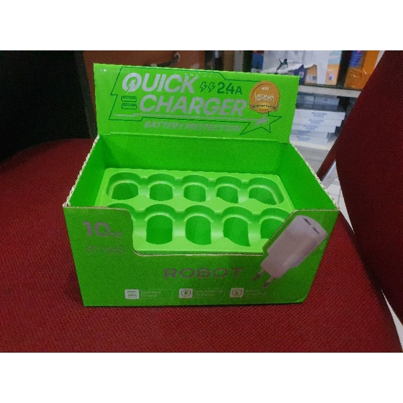 Jual dus kosong bekas batok robot rt k6s / dus display batok charger ...