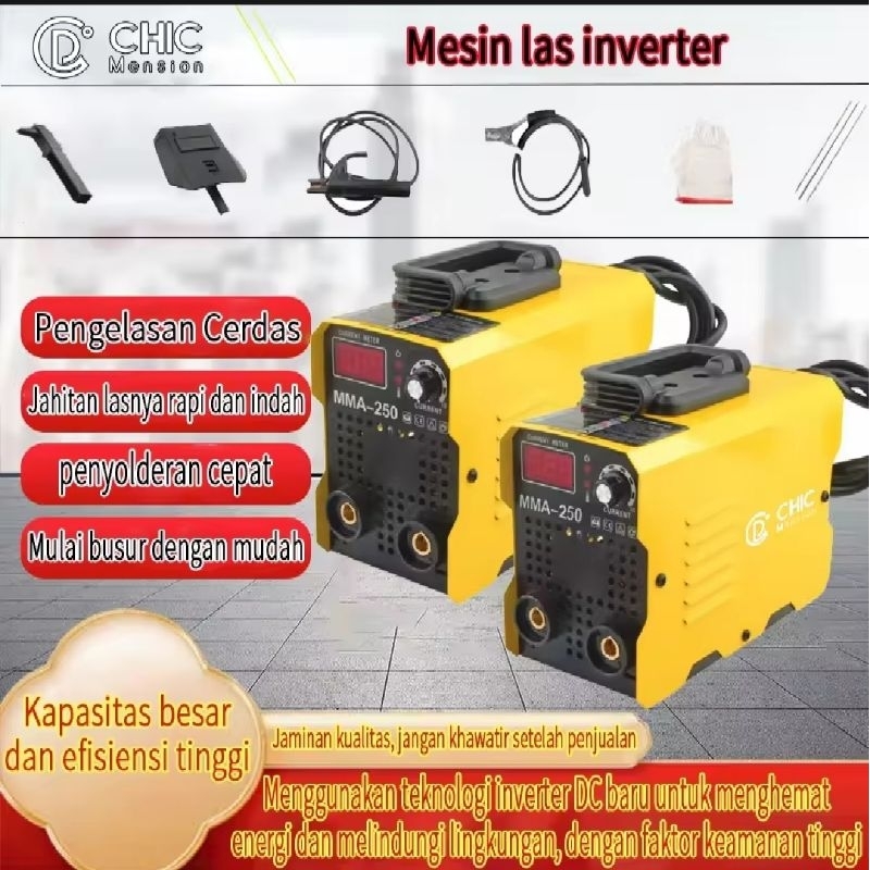 Jual Mesin Las Merk CHIC MMA-250/MMA-300/MMA-350/MMA-400/MMA-500 Ampere Mesin pengelasan IGBT ...
