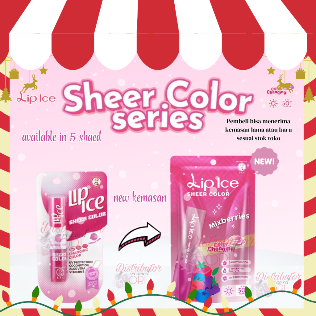 Jual Lip Ice Sheer Color | Fruity Lip Balm | Shopee Indonesia