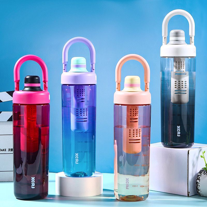 Jual Botol Minum Infused Water BPA Free 1100ml Viral Saringan Teh ...