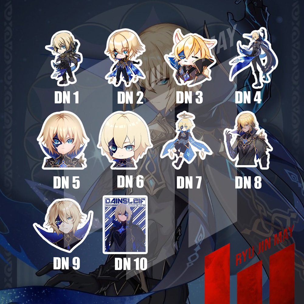 Jual Sticker Anime - Genshin Impact - Dainsleif | Shopee Indonesia