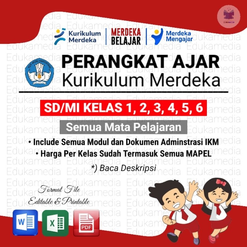Jual PERANGKAT AJAR KURIKULUM MERDEKA SD/MI KELAS 1-6 SEMUA MATA PELAJARAN FULL SEMESTER GANJIL ...