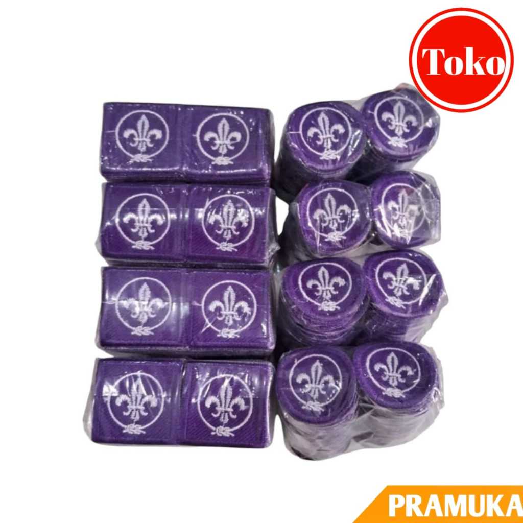 Jual (Isi 100pcs) Logo Pandu Pramuka Bordir / Tanda Pelantikan Pramuka ...