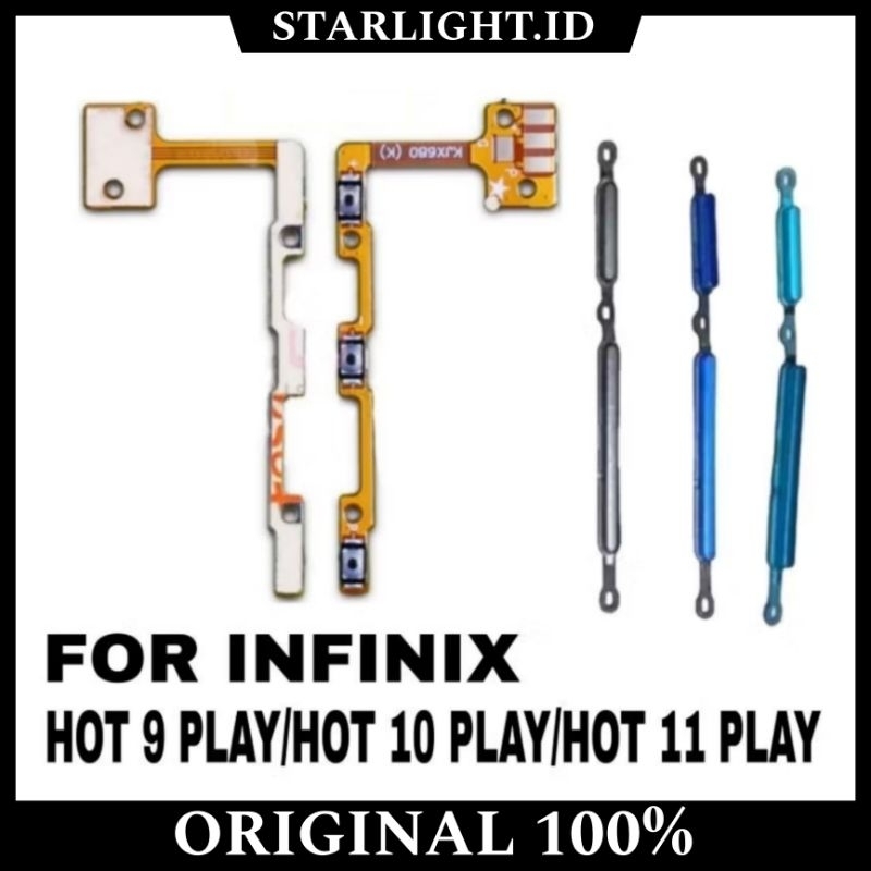 Jual TOMBOL LUAR POWER ON OFF VOLUME + FLEXIBLE FLEKSIBEL POWER ON OFF VOLUME INFINIX HOTA 9 ...