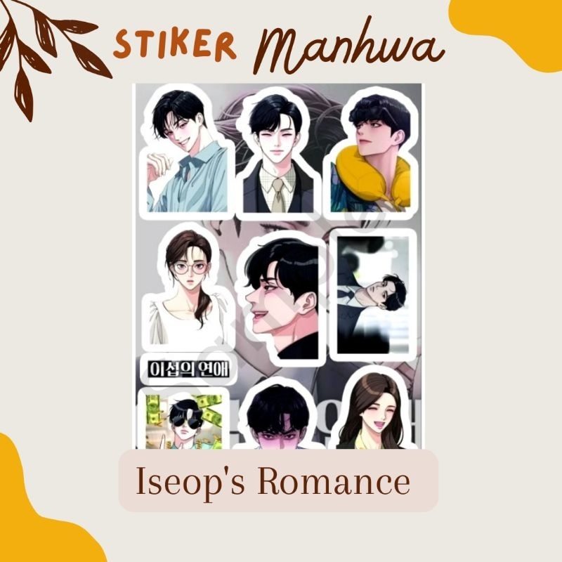 Jual Sticker Manhwa A6 Iseop's Romance Waterproof stiker Korea manhua ...