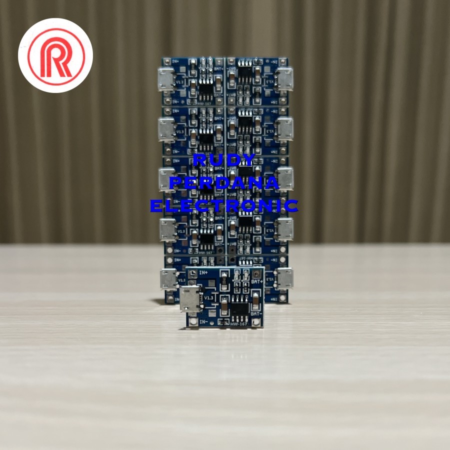 Jual PCB MODUL CHARGER 5V 5 VOLT 1A 1 AMPERE TP4056 MICRO USB BATTERY ...