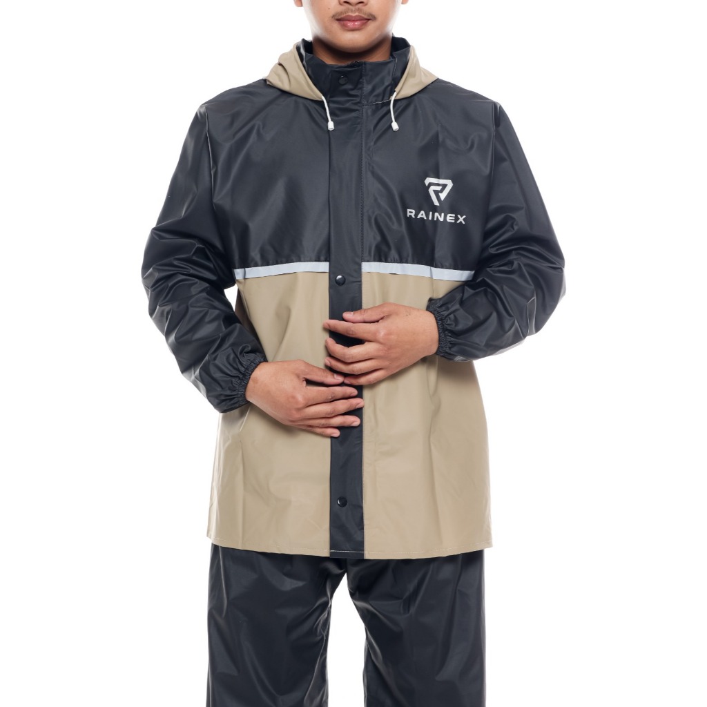 Jual JAS HUJAN SET HOODIE PREMIUM QUALITY BY RAINEX RAINCOAT Pria & Wanita Waterproof Anti ...