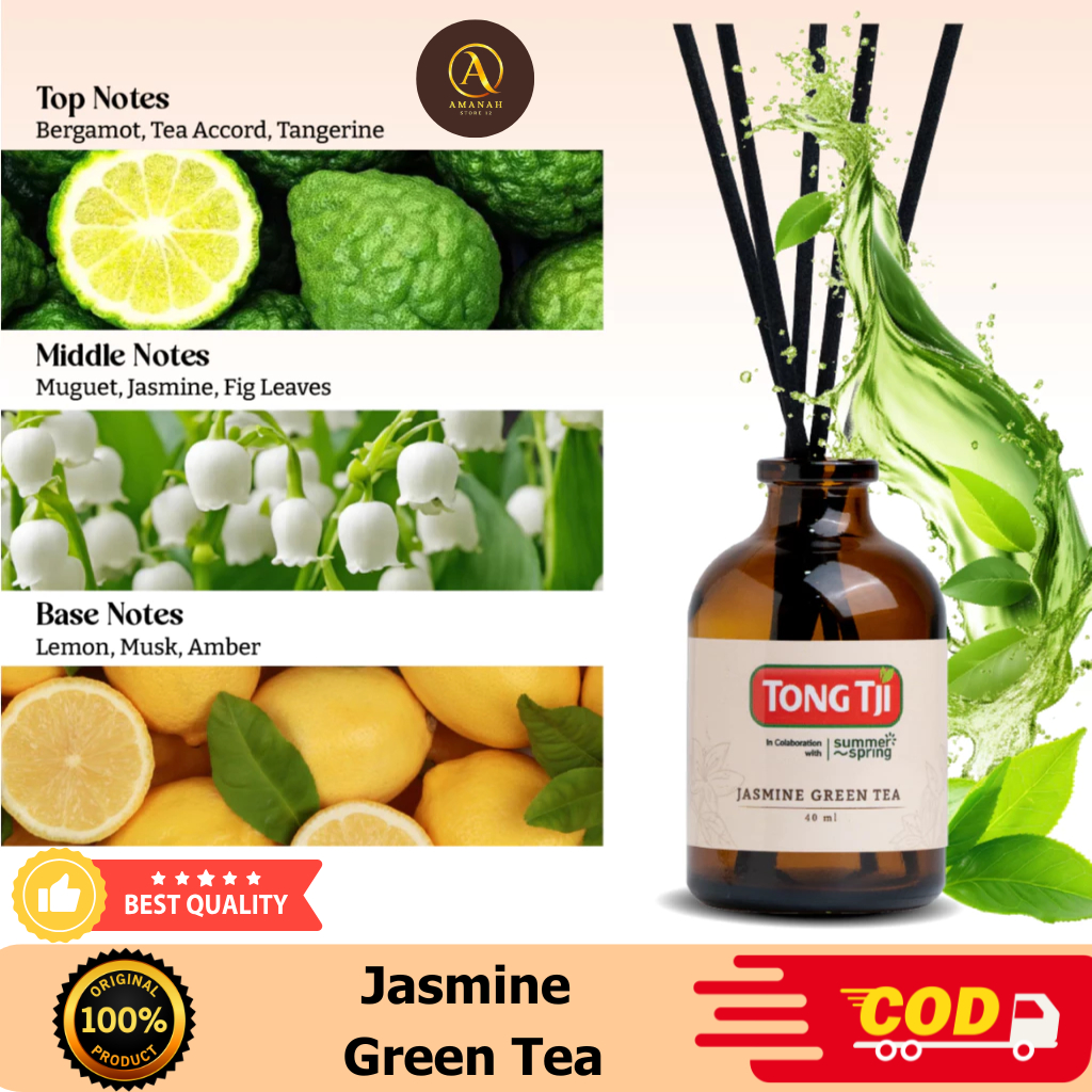 Jual Pengharum Ruangan Pengharum Toilet - Reed Diffuser Jasmine Green ...