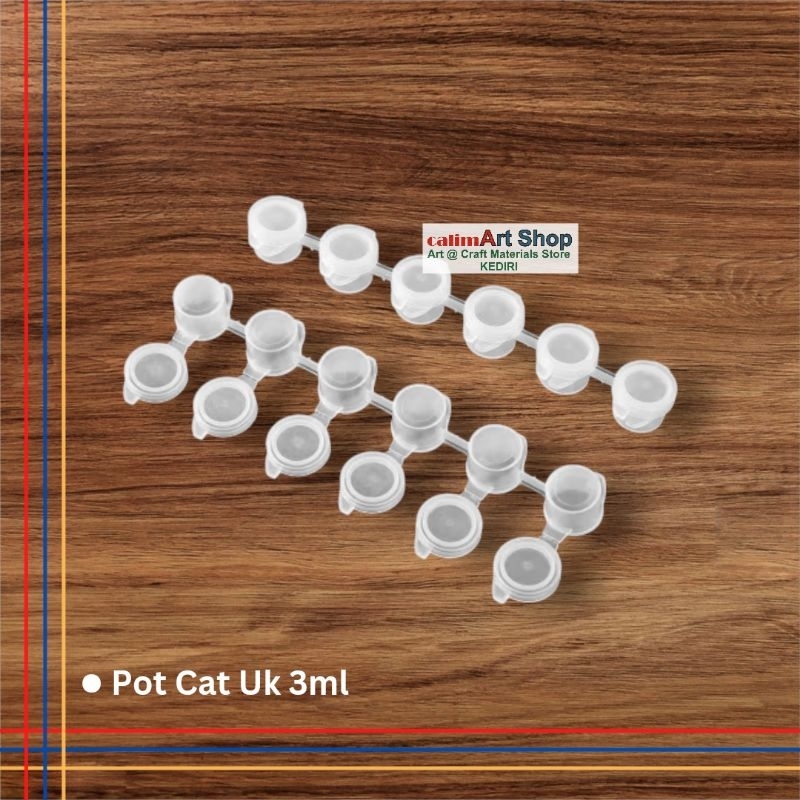 Jual 6 Set Pot Cat 3mlx6 warna Kosong (36 Pot) | Shopee Indonesia