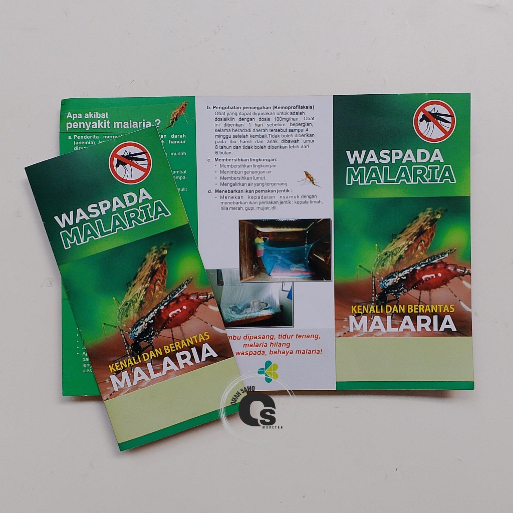 Jual Leaflet Malaria - Gejala Dan Penularan Malaria - Brosur Kesehatan | Shopee Indonesia