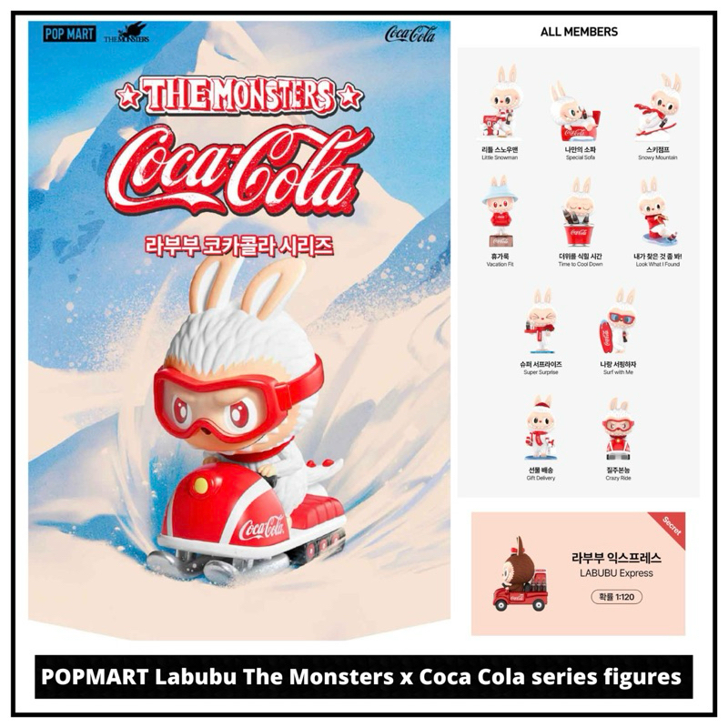 Jual POPMART Labubu The Monsters x Coca Cola series Figures action toys ...
