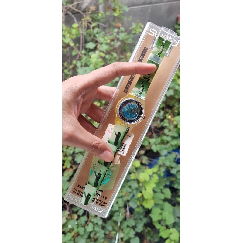 Jual swatch matic plastik globe | Shopee Indonesia