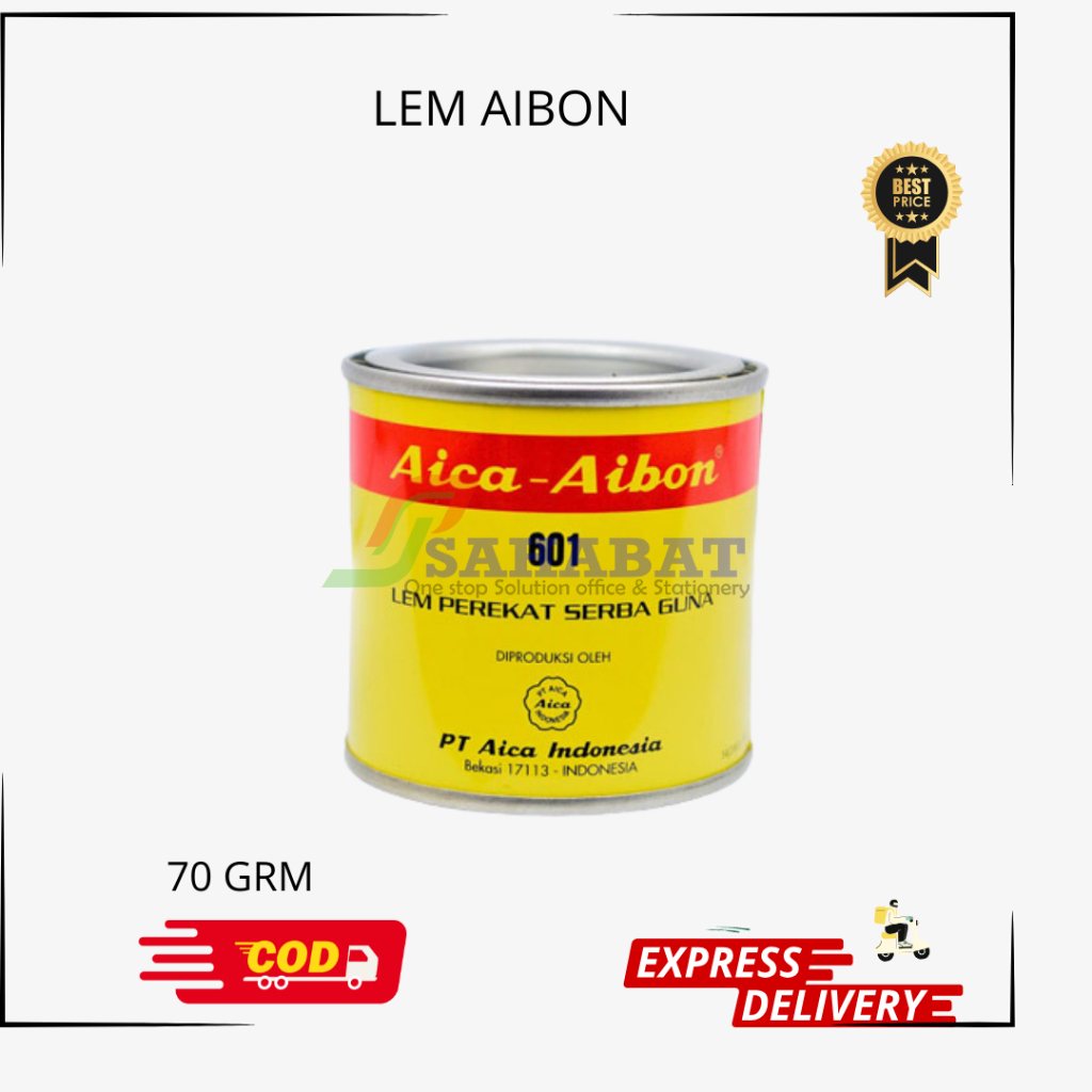 Jual AICA AIBON / LEM PEREKAT SERBA GUNA / LEM KUNING AIBON | Shopee ...