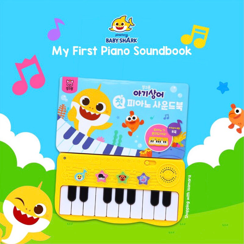 Jual Pinkfong Baby Shark My First Piano Sound Book / Buku Musik ...