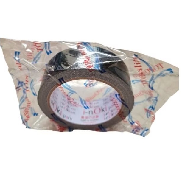 Jual Lakban kain hitam 1,5 inchi 36mm inoki cloth tape | Shopee Indonesia