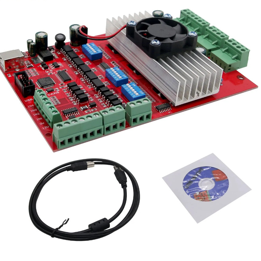 Jual MACH3 CNC 3 Axis Stepper Motor Driver Papan TB6560 USB Port USB ...