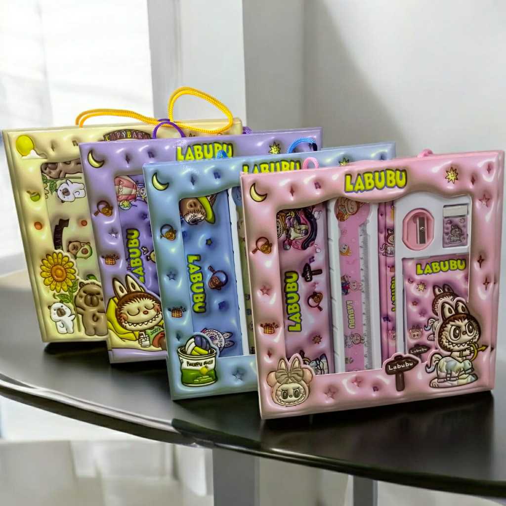 Jual TEMPAT PENSIL SEKOLAH KARAKTER STUDY SET ANAK LUCU MOTIF LABUBU ...
