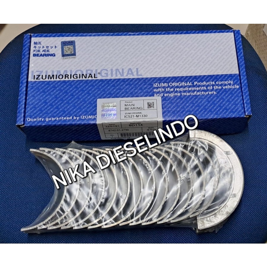 Jual MAIN METAL / MAIN BEARING STD 6742-01-5199 KOMATSU PC300-8 (IZUMI ...