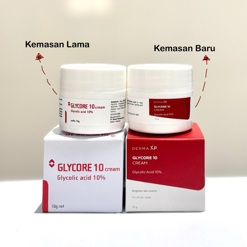 Jual (NEW) Glycore 10% kemasan 10 gram Glicolic Acid 100% ORI | Shopee ...