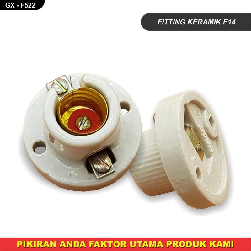 Jual Fitting Tempel Keramik E12 E14 / Fiting Dudukan Lampu Cabe Dop Lombok Kulkas E-12 / E-14 ...
