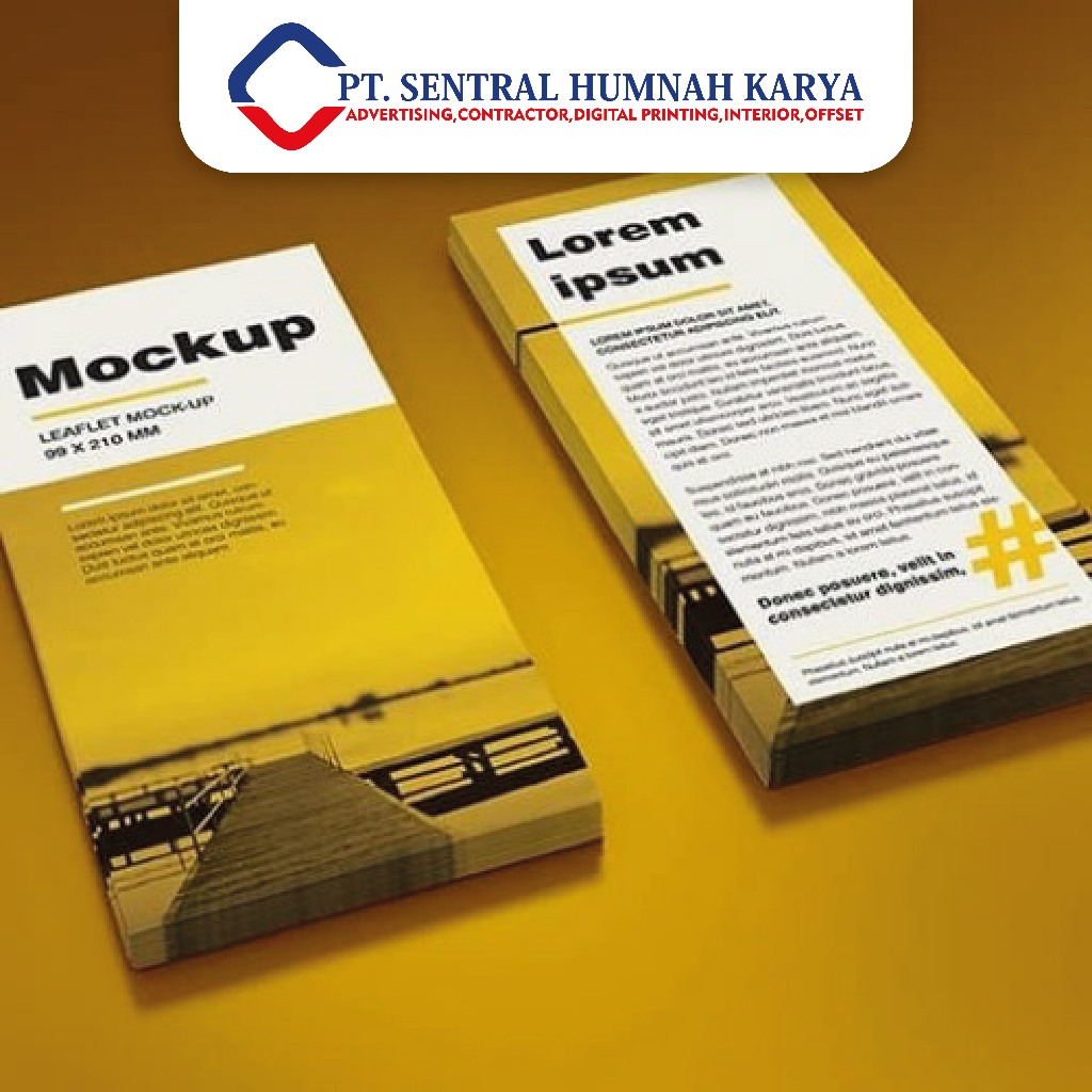 Jual CETAK CEPAT BROSUR LEAFLET FLAYER 1\3 A4 UKURAN 10 x 20 cm 150 gram | Shopee Indonesia