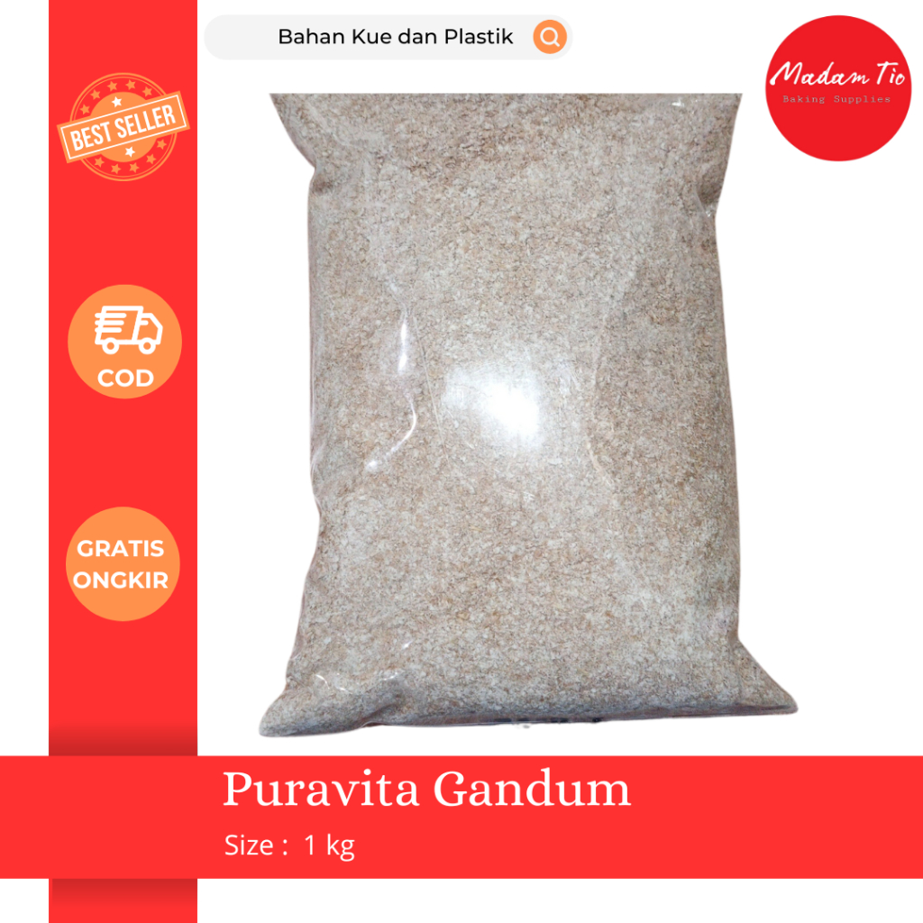 Jual Tepung Gandum Puravita Wholemeal 1kg | Shopee Indonesia