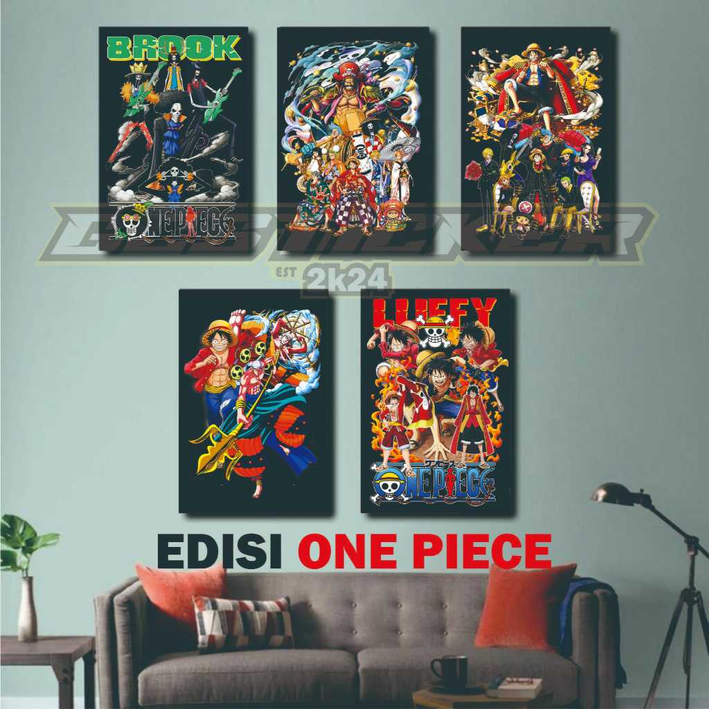 Jual POSTER DINDING EDISI ONE PIECE UKURAN A6 isi 16pcs | Shopee Indonesia
