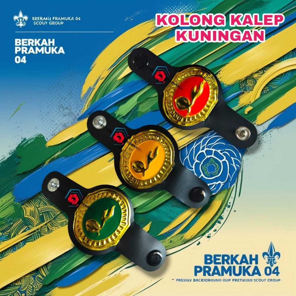 Jual Ring kacu hasduk dasi kalep pramuka pembina bahan kuningan bijian ...