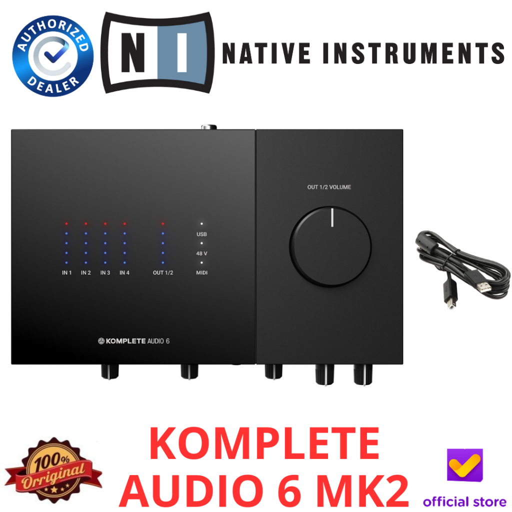 Jual Native Instruments Komplete Audio 6 MKII USB Audio Interface ...
