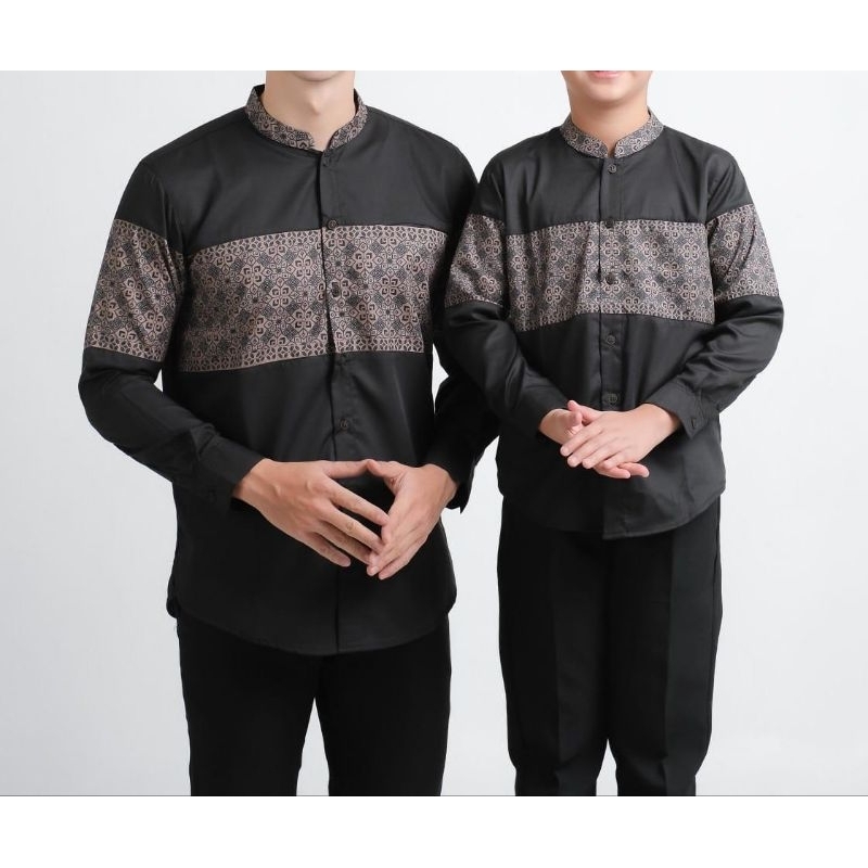 Jual Kemko Koko Couple Ayah & Anak Pria Kekinian//Kemko Batik Shidiq ...
