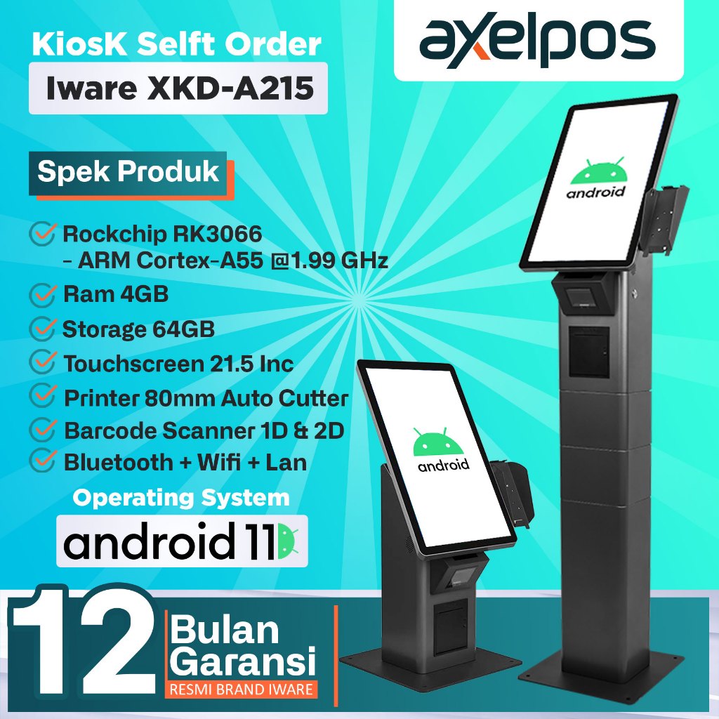 Jual Axelpos Mesin Kasir All in One POS Touchscreen Iware XKD-A215 ...