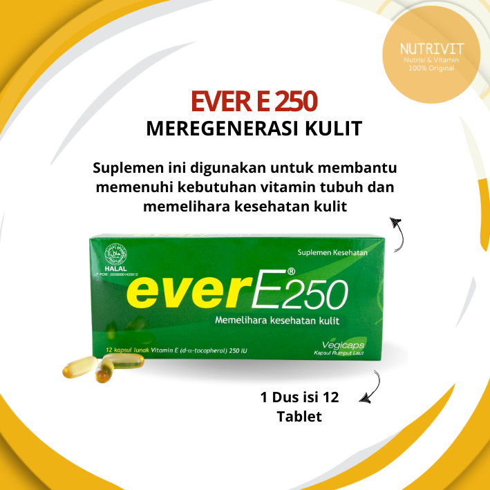 Jual EVER E 250 IU 2X6 (12 KAPS) | Shopee Indonesia