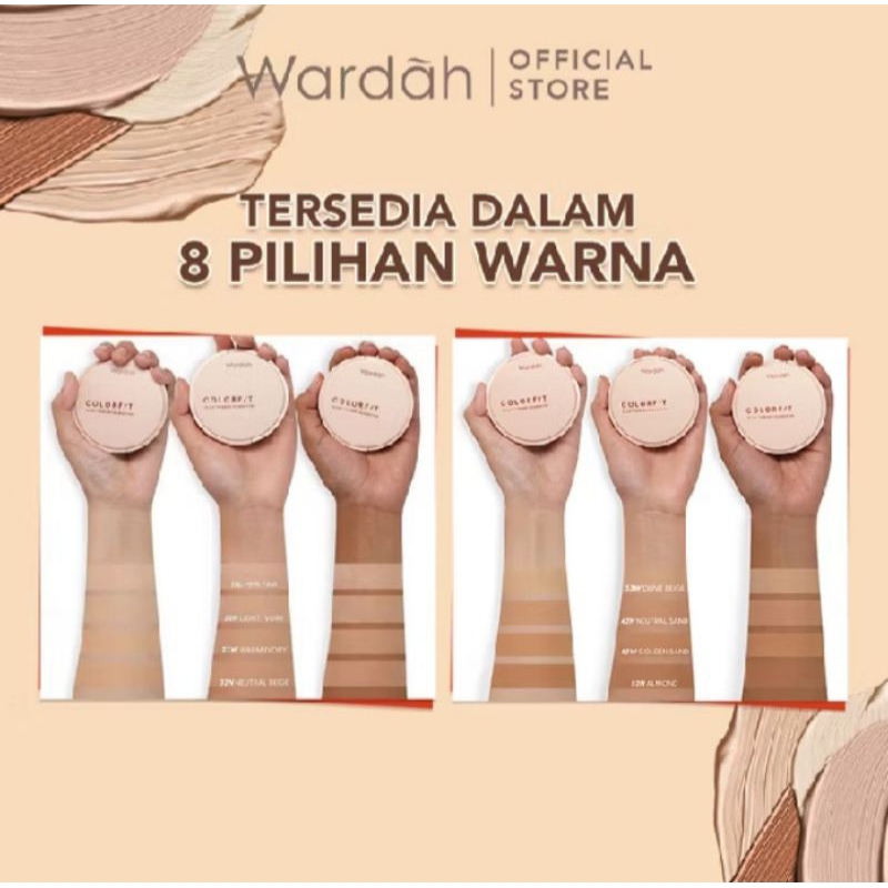 Jual wardah colorfit velvet powder faoundation | Shopee Indonesia