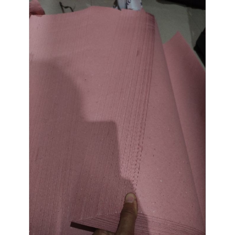 Jual KERTAS CASING KERTAS MERAH SOFT 50gr per ROLL ISI 10LEMBAR ...