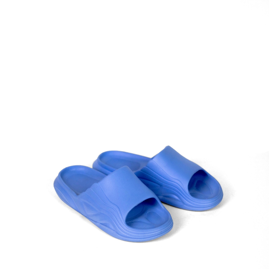 Jual Walksy - Lily - Warna Biru - Sandal Bahan EVA Karet Polos Wanita ...